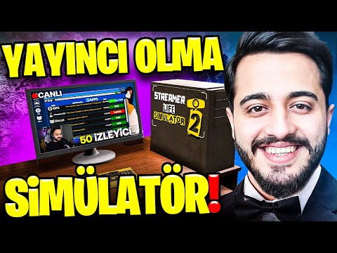 YENİ YOUTUBER OLMA SİMÜLATÖR! SIFIRDAN YAYINCI OLUYORUZ! Streamer Life Simülatör 2 #1