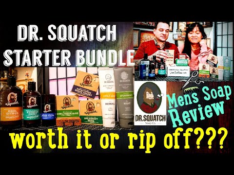 Dr. Squatch starter bundle | worth it or rip-off?? | Mens soap review - YouTube