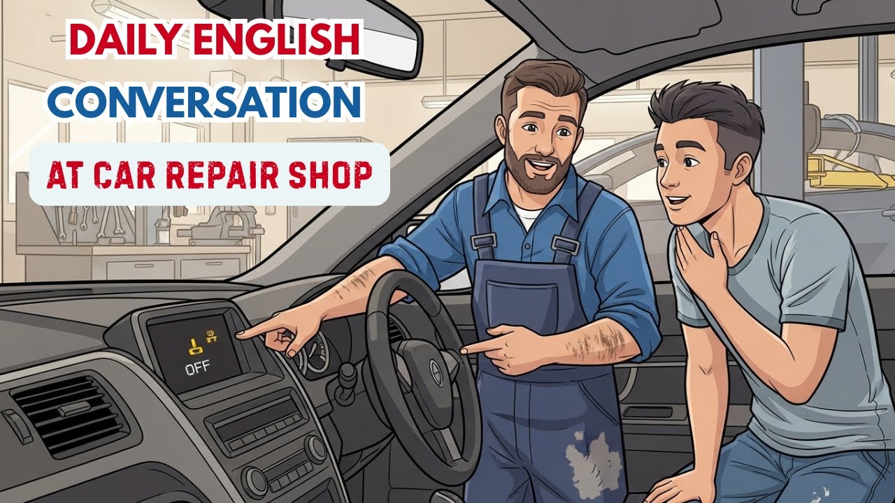Learn English with Daily Conversations | At the Car Repair Shop - YouTube