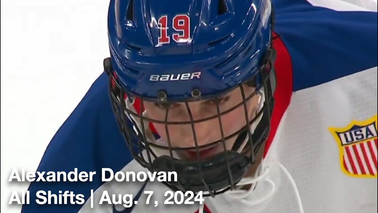 Alexander Donovan (USA19) | All Shifts | United States U18 v Germany ...