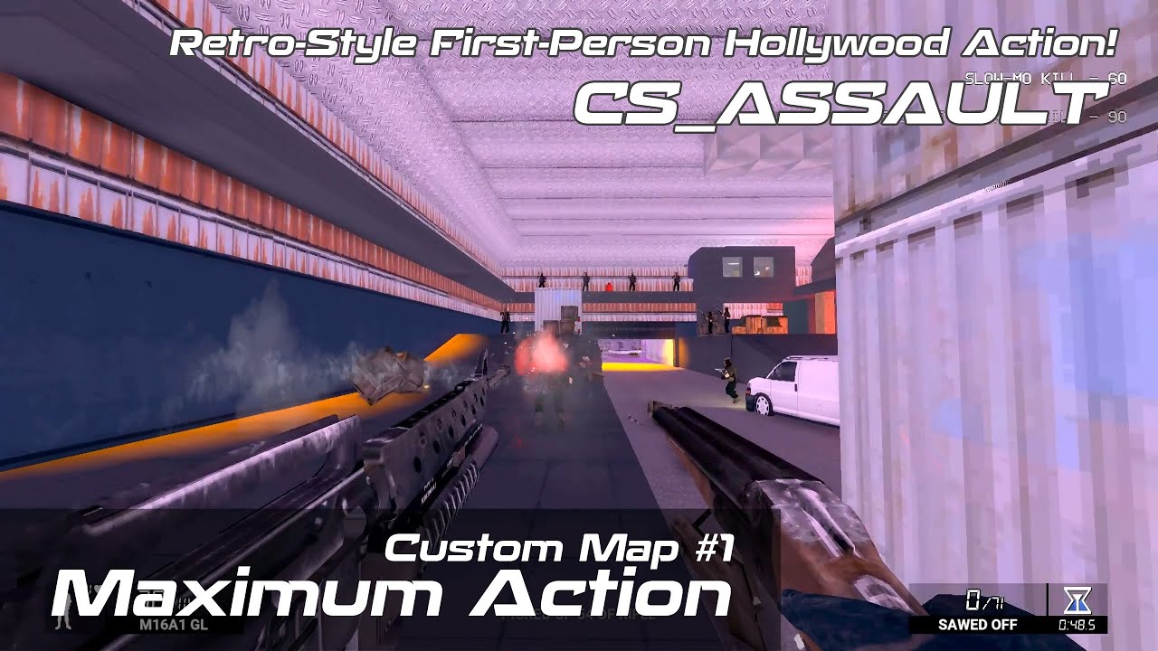 Maximum Action | CS_ASSAULT from Counter-Strike!!! | Retro-Style First ...