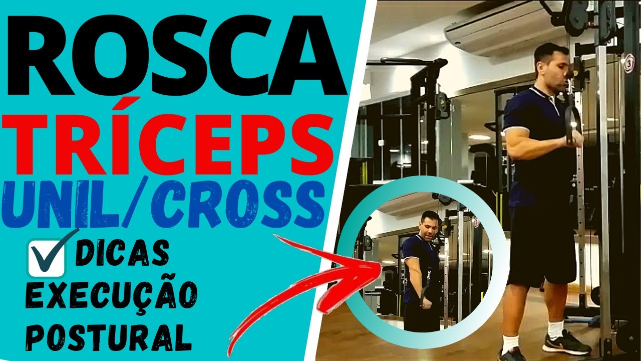 ROSCA TRÍCEPS UNILATERAL CROSS OVER - YouTube