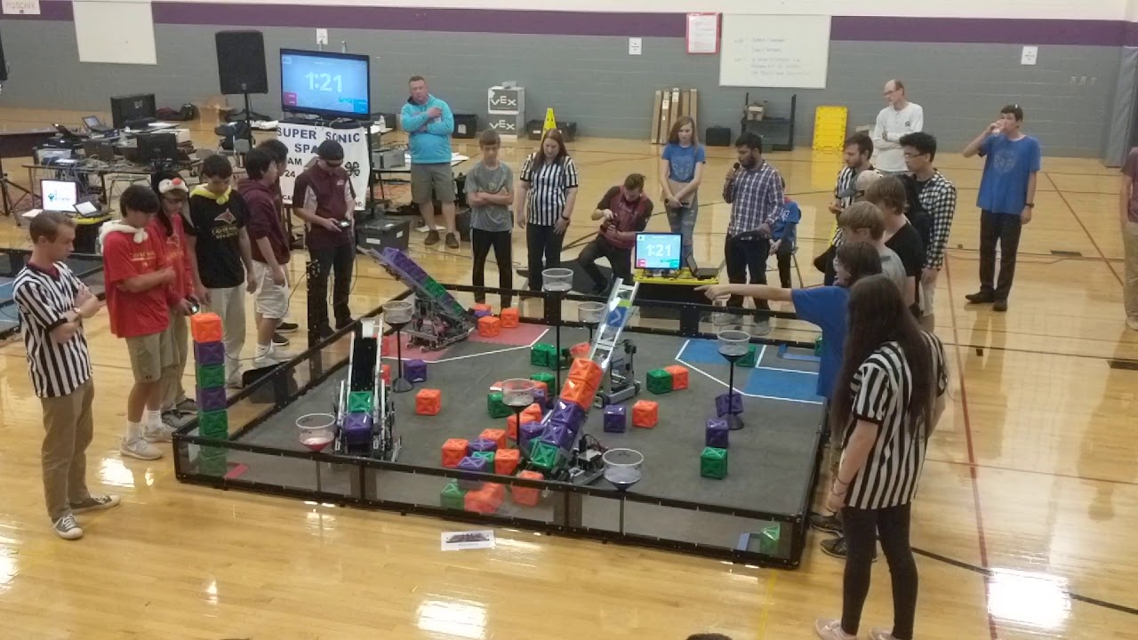 VEX Tower Takeover NW MD Semifinals - YouTube