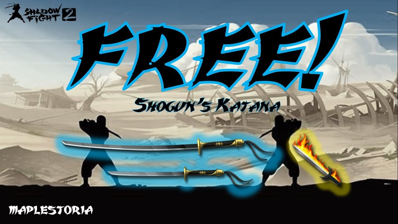 SHADOW FIGHT 2 TITAN UPDATE: HOW TO GET SHOGUN'S KATANA FREE! (Daisho ...