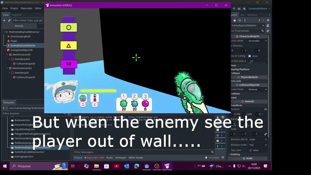 Raycast based line of sight in Godot - YouTube