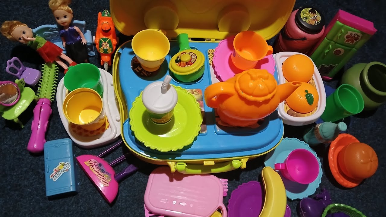 8:13 minutes satisfying unboxing beautiful kitchens toys unboxing of ...