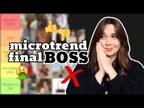 RANKING FALL MICROTRENDS for 2025 (the bar is in hell)