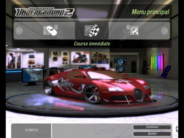 Need For Speed Underground 2 Bugatti Veyron Drift Mod Bugatti Veyron