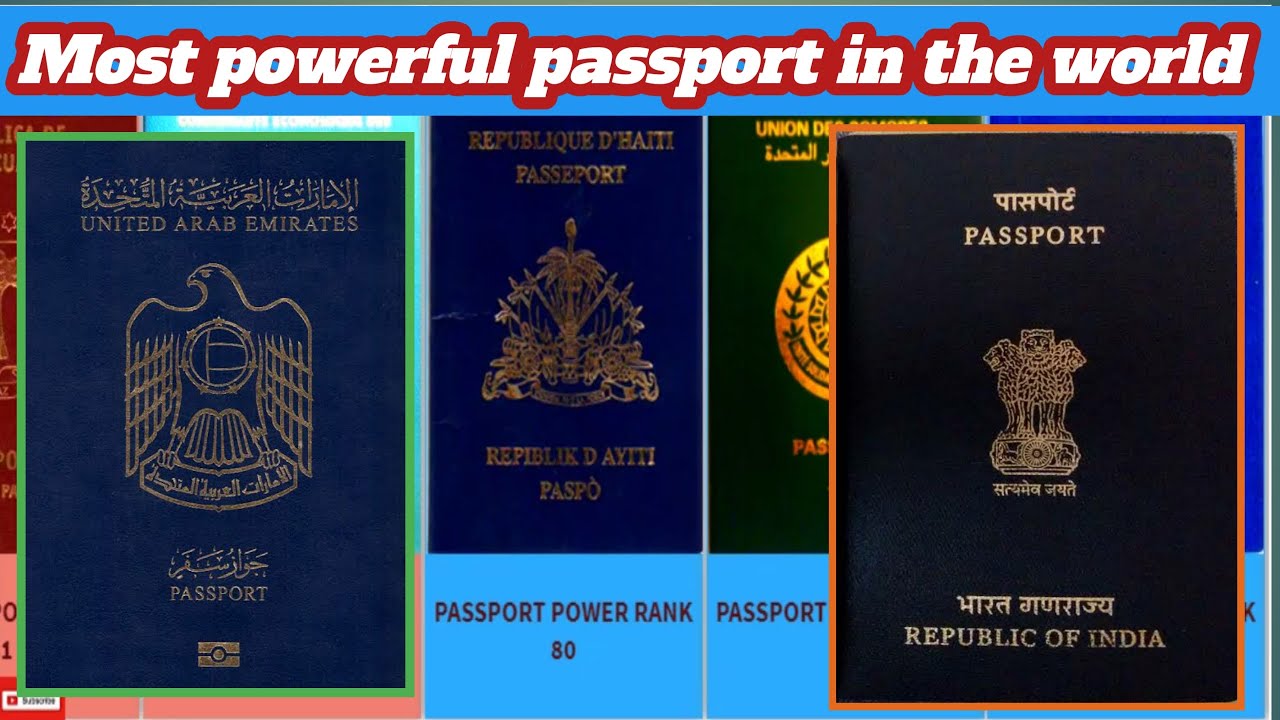 World Most Powerful Passports 2020 199 Countries Compared Youtube