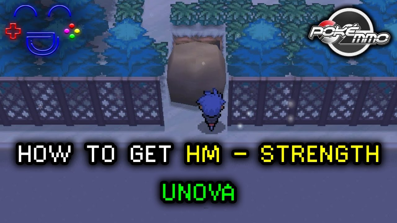 How to Get and Use HM Strength Unova PokeMMO Walkthrough - YouTube
