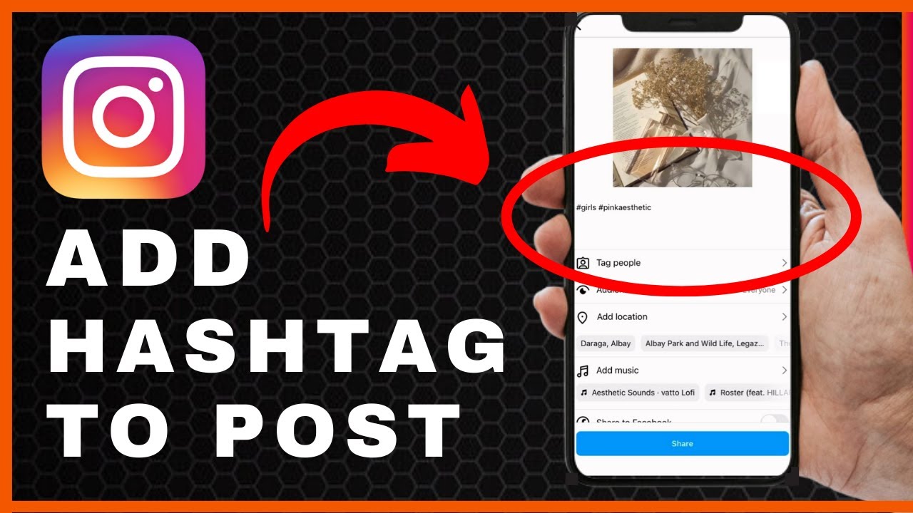 How to Add Hashtags on Instagram Post (Simple) - YouTube