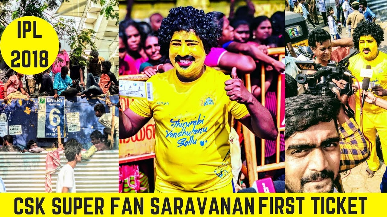 CSK Fans Celebrations | CSK Ticket Booking IPL 2018 | CSK Fans Shouting ...