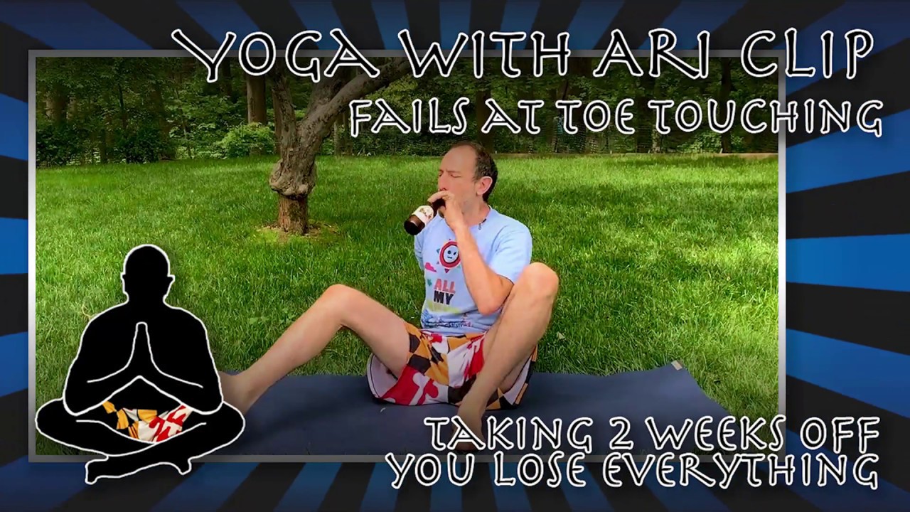 Yoga With Ari: Toe Touch Fail - YouTube