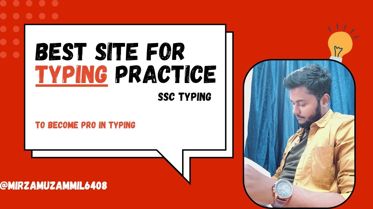 SSC CGL TYPING TEST 1 | typing speed 38 words per minute, - YouTube