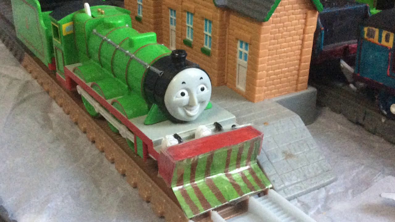Plarail Henry’s Custom Snowplow Test Run - YouTube