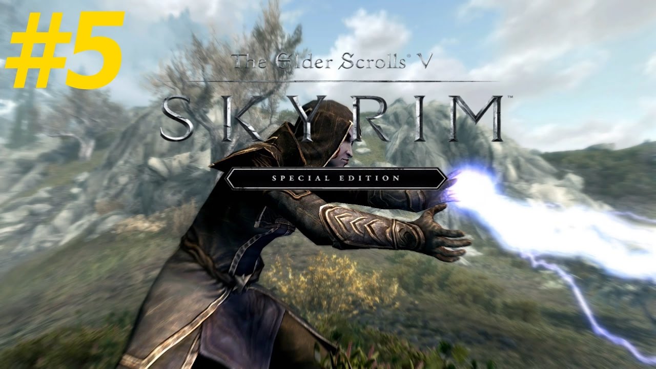 Skyrim Special Edition - Power Level Destruction Magic - Part 5 - YouTube