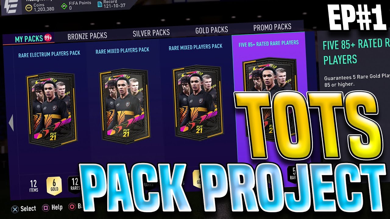 HOW TO STORE PACKS FOR TEAM OF THE SEASON! | TOTS PACK PROJECT #1 ...