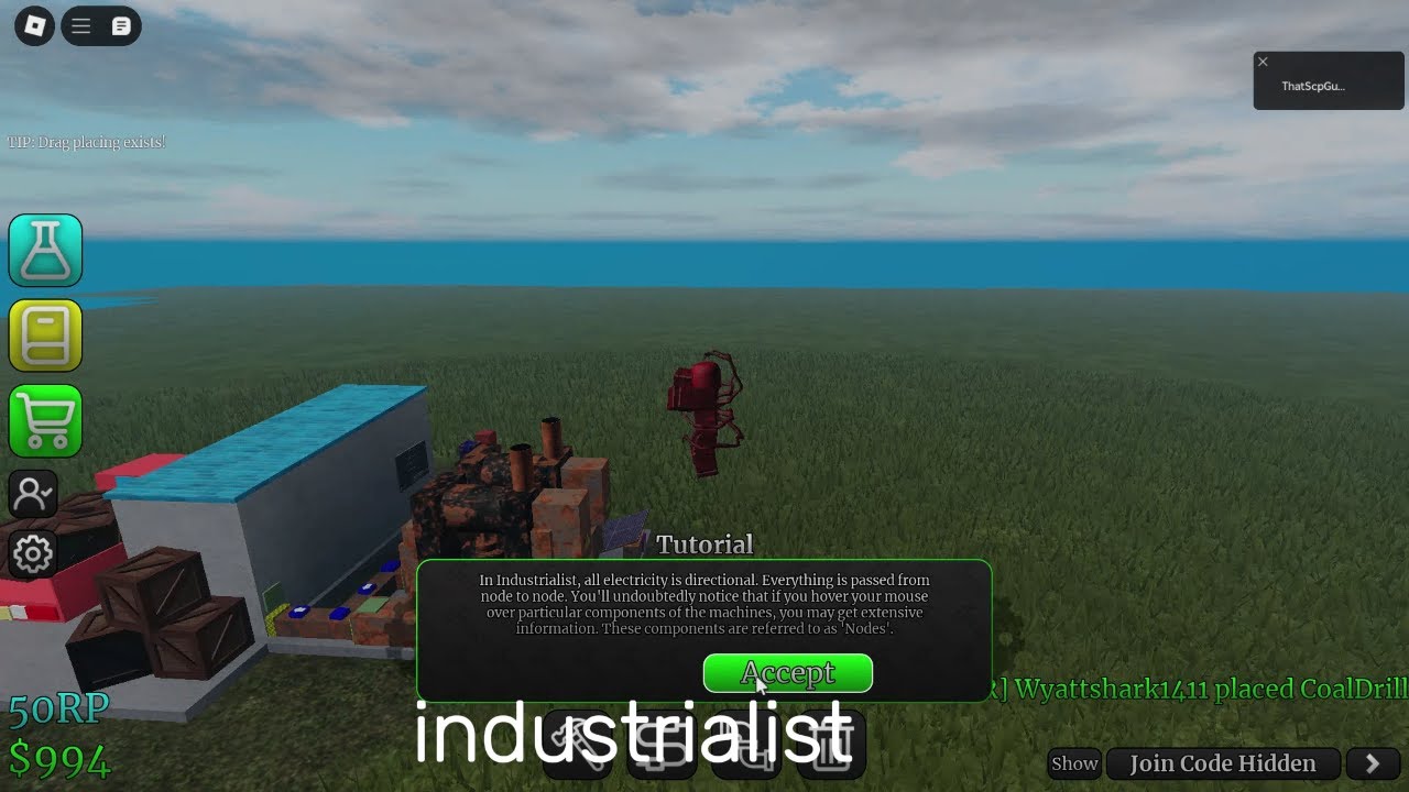 starting a factory in roblox (industrialist part 1) - YouTube