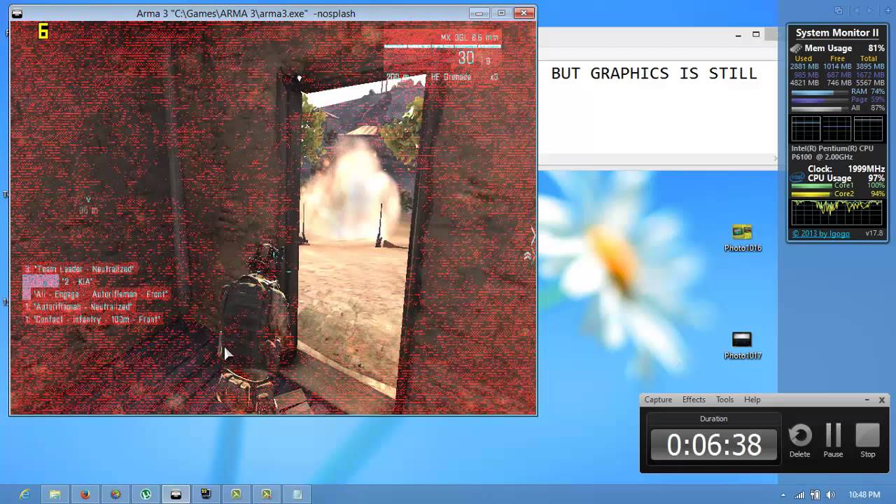 Arma 3 Gameplay on Intel® HD Graphics | GMA | - YouTube