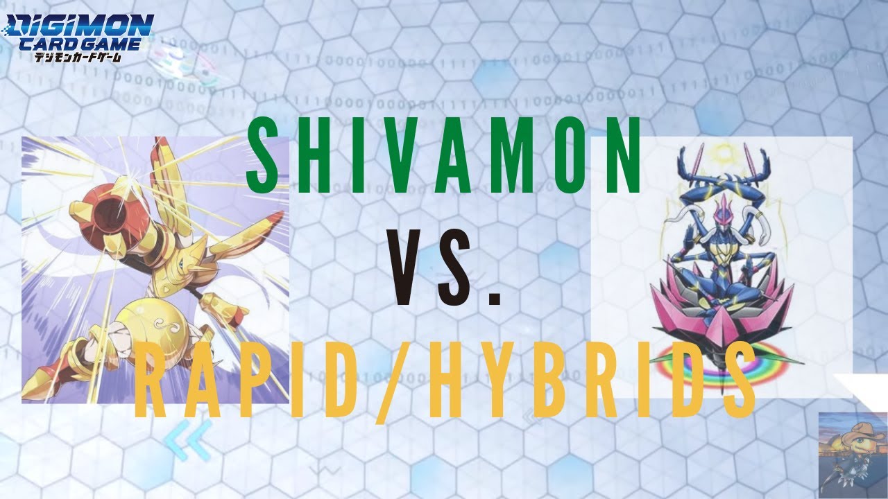 Shivamon VS. Rapidmon/Hybrids | DIGIMON TCG | BT8 BO3 - YouTube
