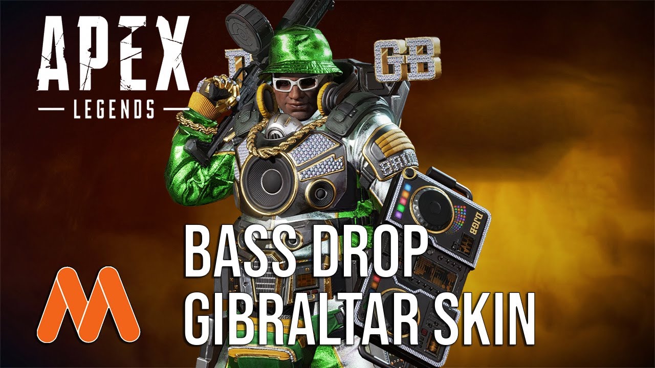 Bass Drop Gibraltar Skin Preview | Apex Legends - YouTube
