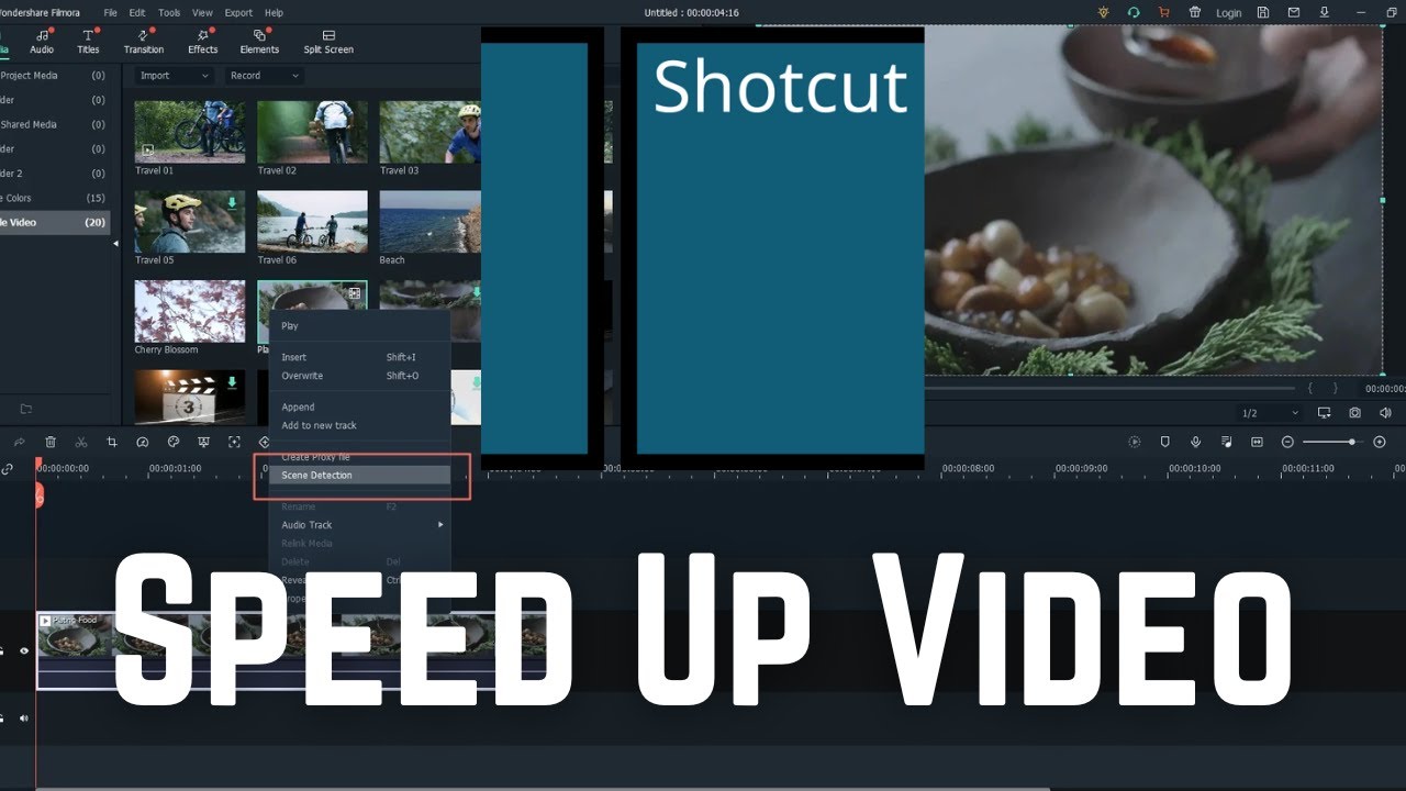 How to Speed Up Video in Shotcut - YouTube