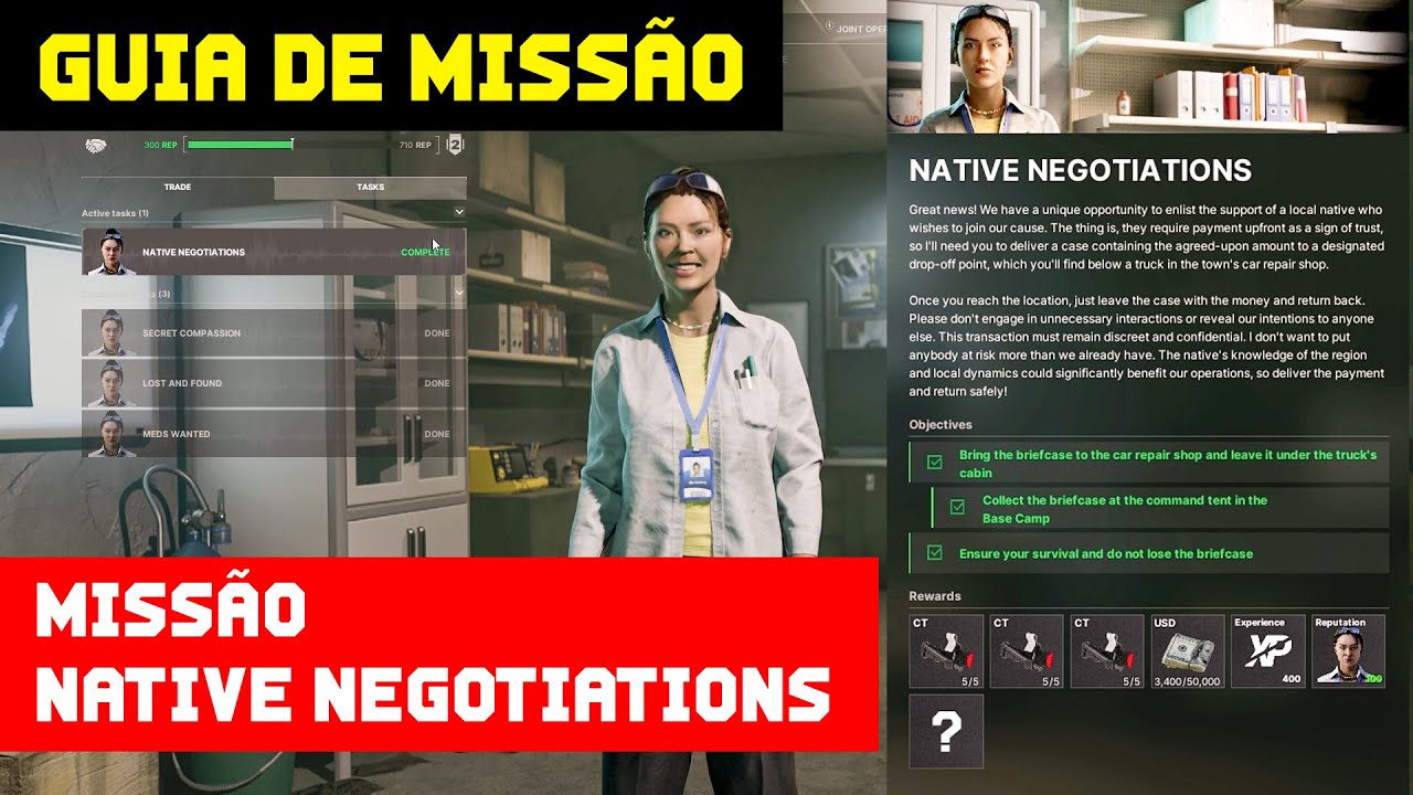 GRAY ZONE WARFARE MISSÃO NATIVE NEGOTIATIONS - YouTube
