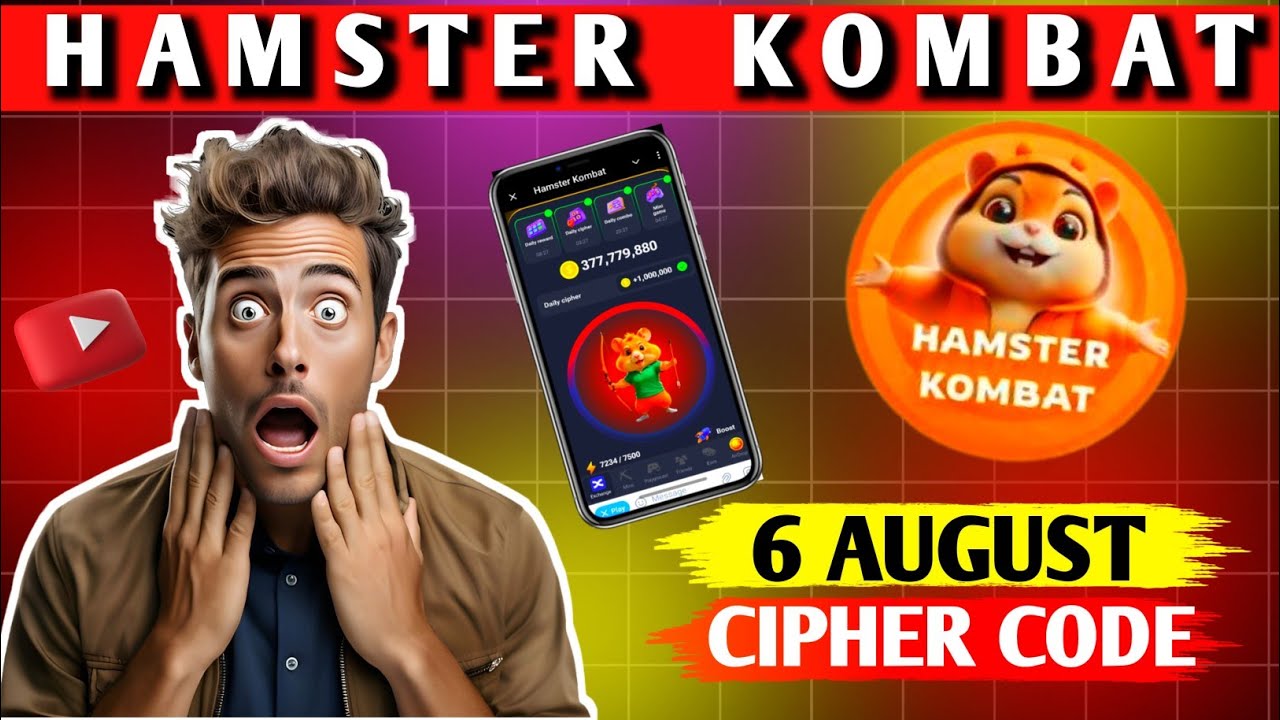 hamster kombat daily cipher 6 august | daily cipher hamster kombat ...