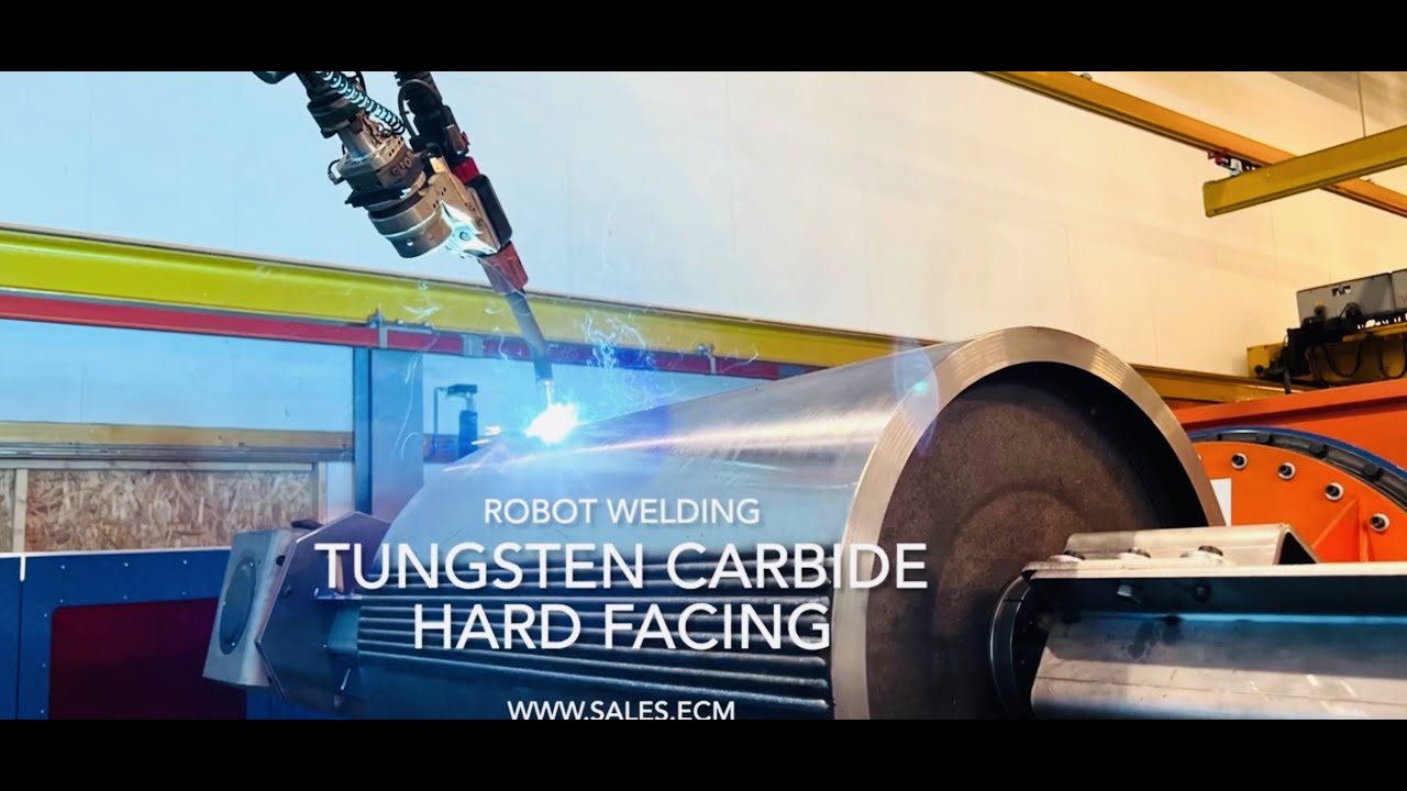 TUNGSTEN CARBIDE HARD FACING WWW.ECM.DK - YouTube