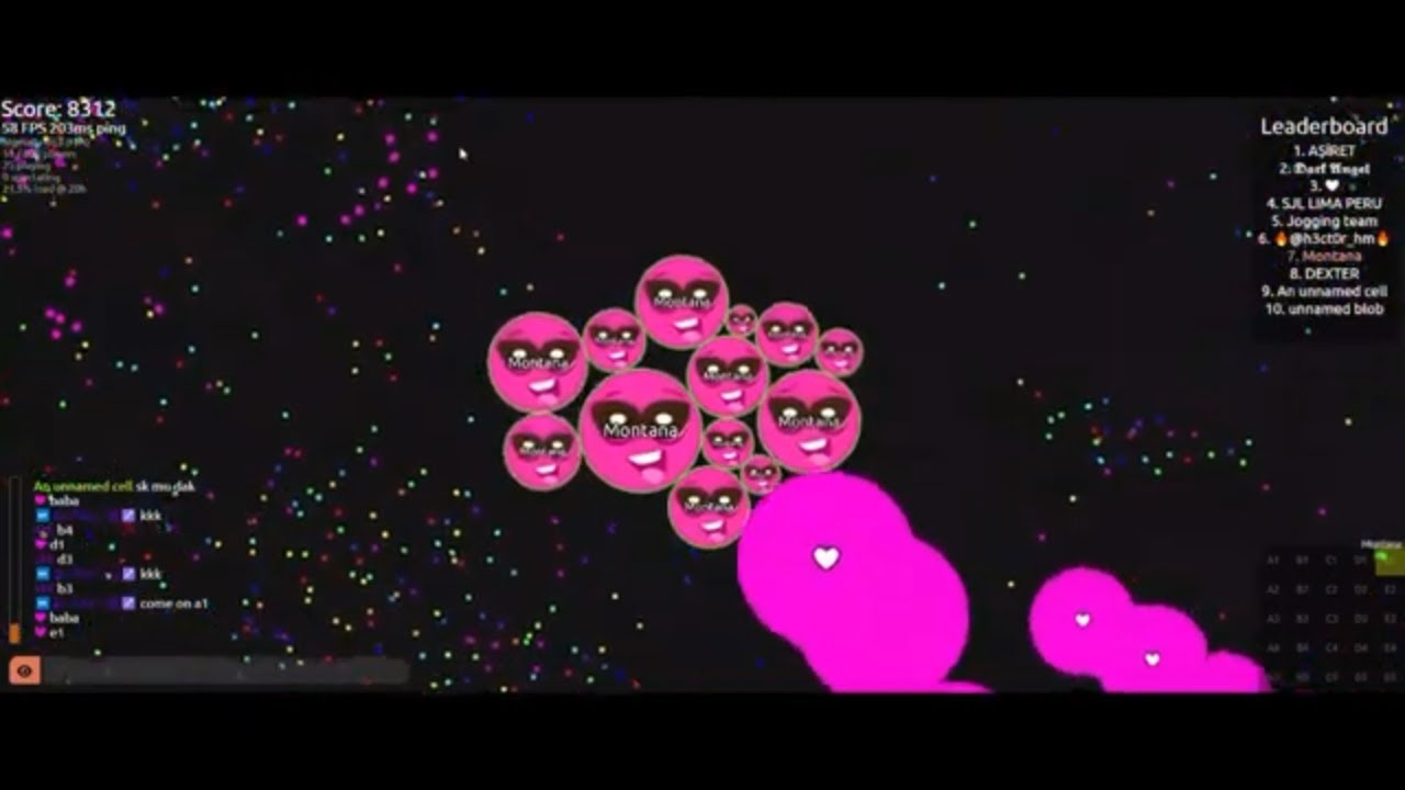 New Highest Score - 9400+ in Agario Game - YouTube