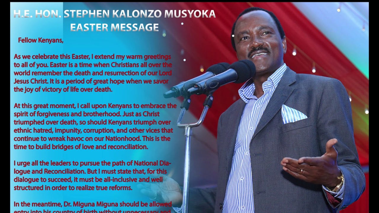 STEPHEN KALONZO VICE PRESIDENT KENYA - YouTube