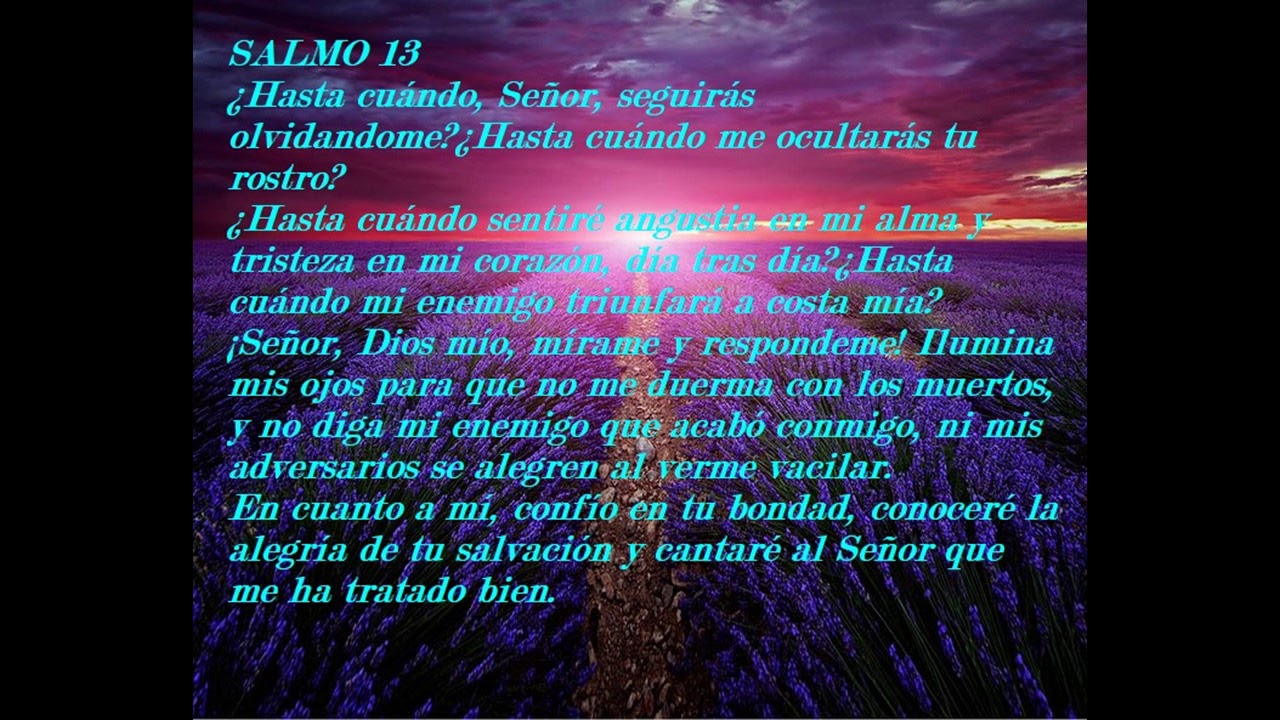 Salmo 13 (recitado) - YouTube