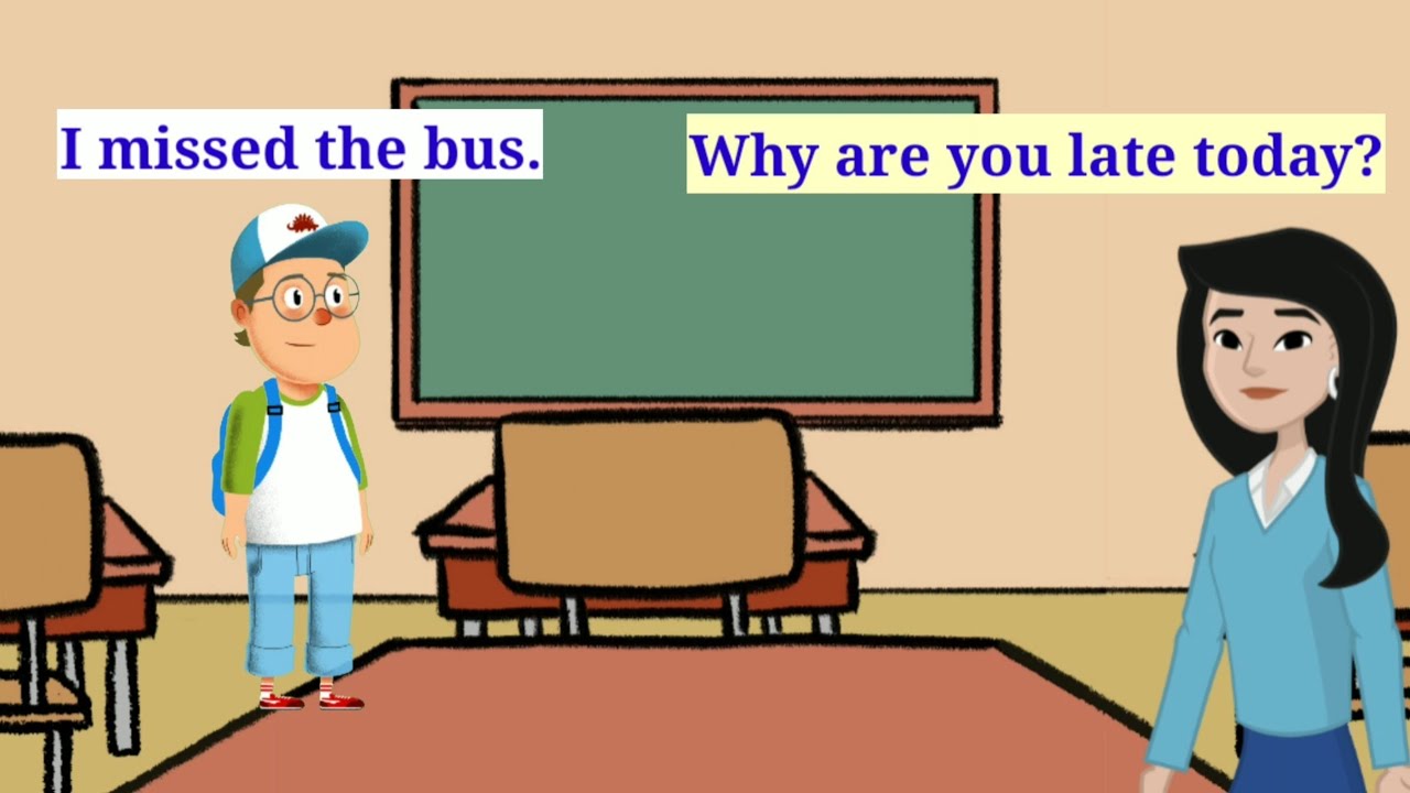 first day at school | daily classroom conversation |school life ...