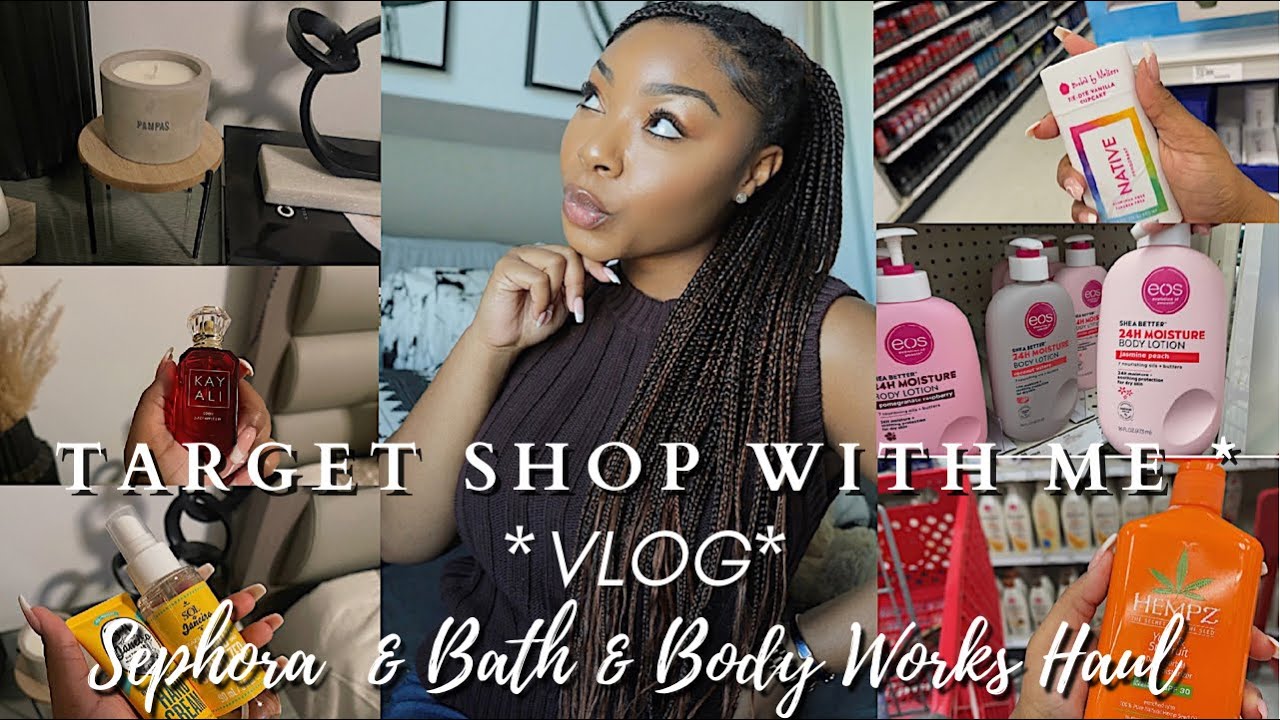 TARGET SHOP WITH ME VLOG! SEPHORA SALE, AESTHETIC HOME DECOR, BBW HAUL ...
