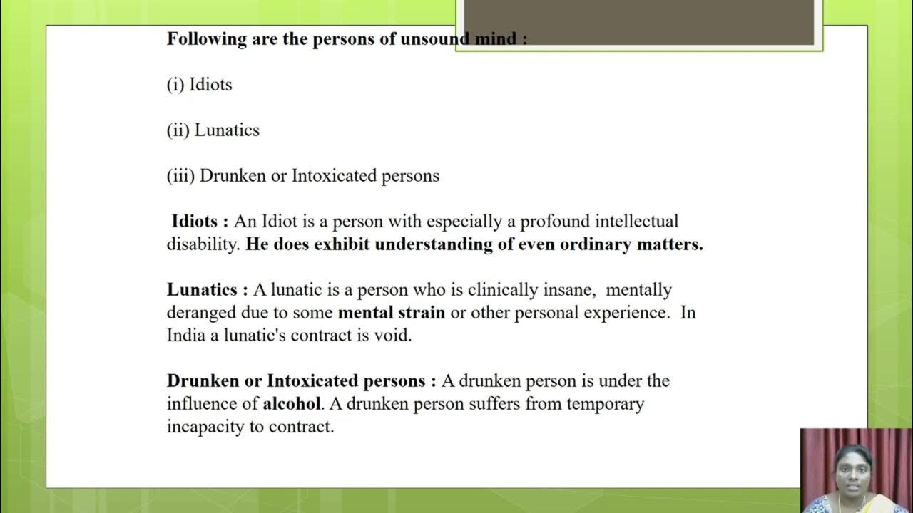 On the basis of valid contract | Mercantile Law | V.H.N.S.N.College (Autonomous) - YouTube