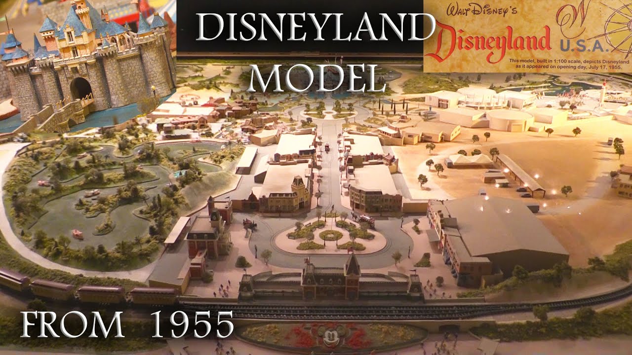 1955 Disneyland Model - YouTube