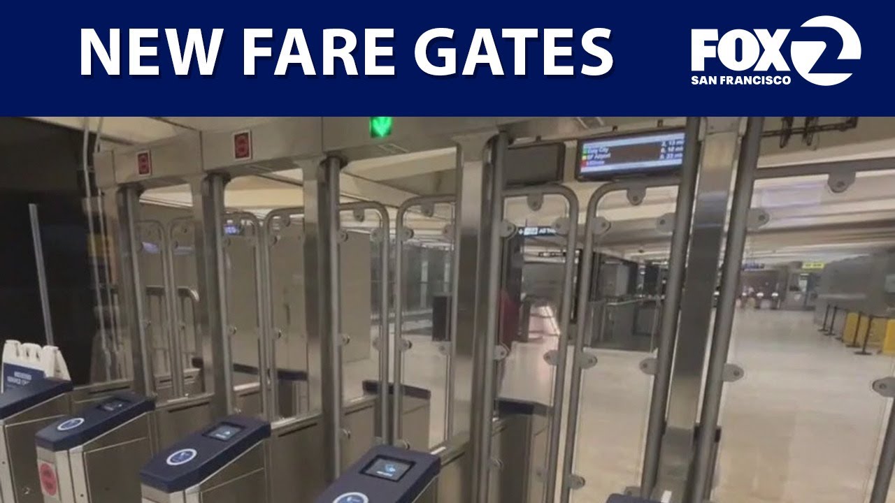 BART installs fare gates months ahead of schedule | KTVU - YouTube