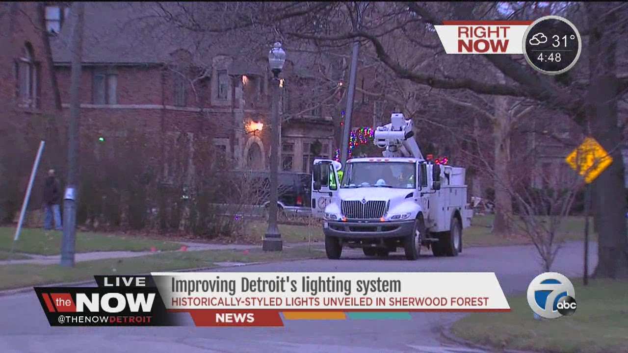 The Now Detroit: Improving Detroit's lighting system - YouTube