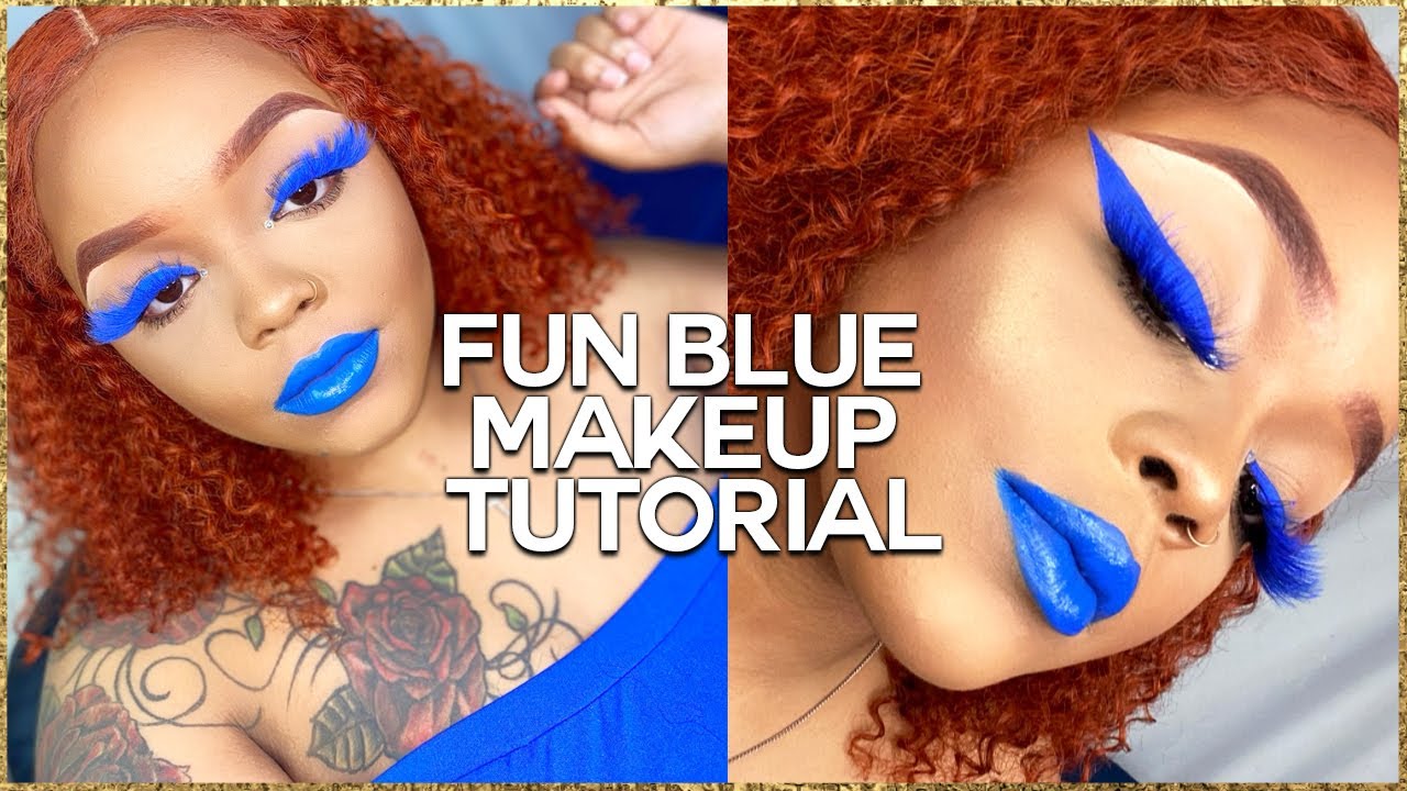 Colored Lashes Makeup Tutorial | VERY GHETTO😭 - YouTube