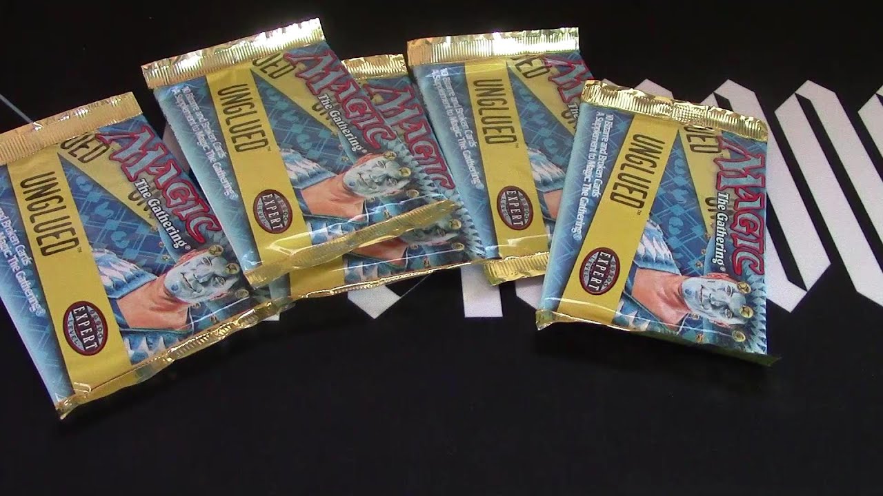 5 Unglued boosters Opened!!! MTG Magic the Gathering! Openboosters ...