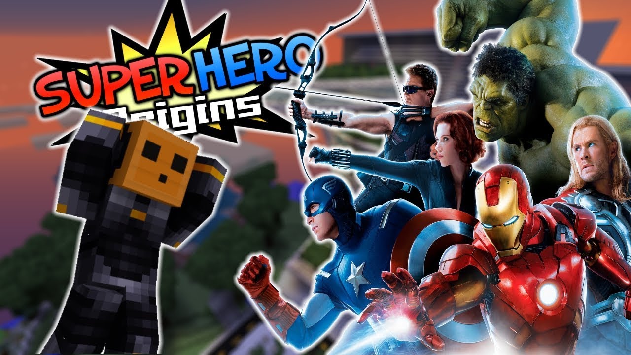 I AM A AVENGER?!?! | Minecraft SUPERHERO ORIGINS (Minecraft Super Hero ...