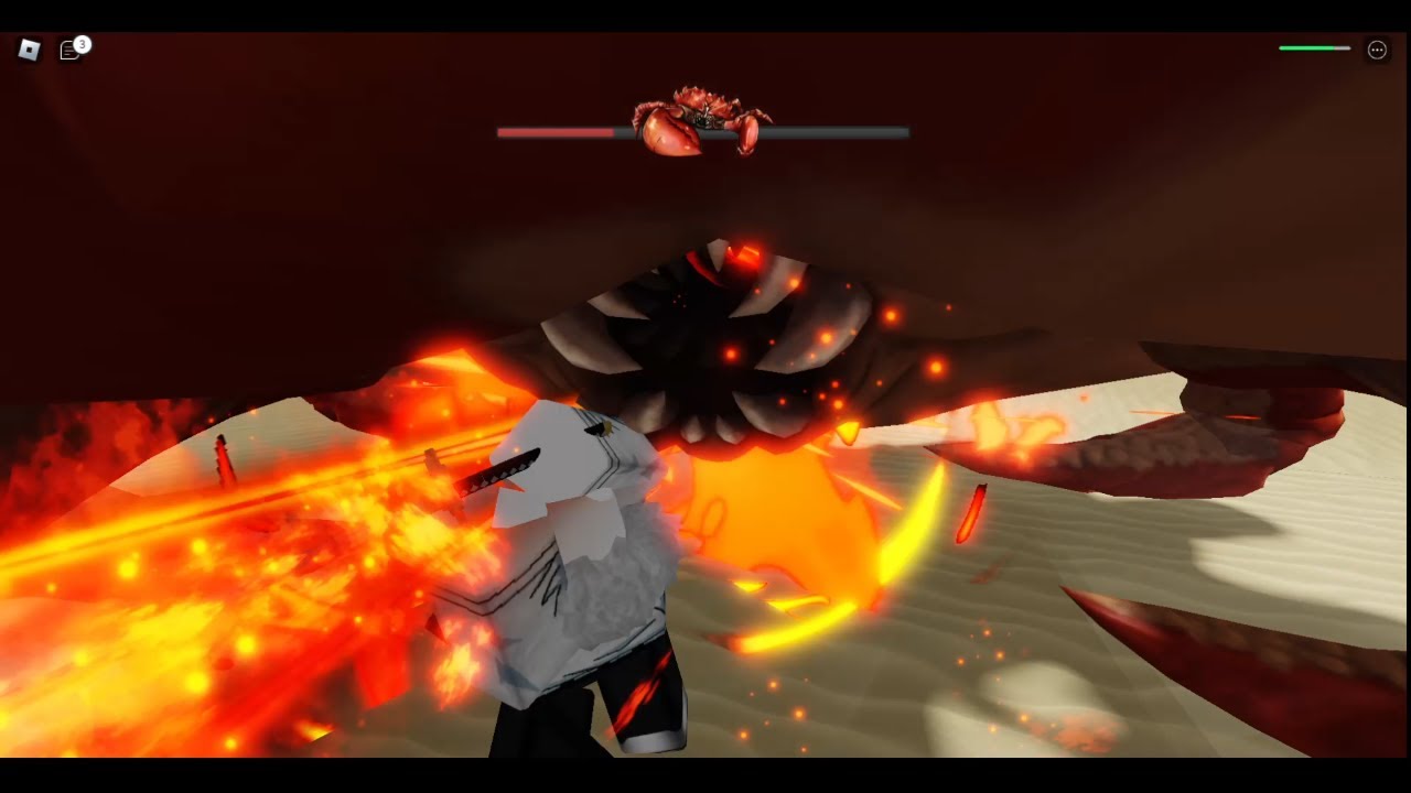 The Strongest Battlegrounds Blade Master Vs Crab Boss - YouTube