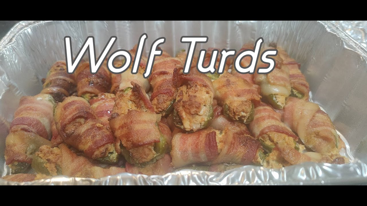 Wolf Turds! Bacon wrapped, sausage stuffed, jalapeno goodness. - YouTube