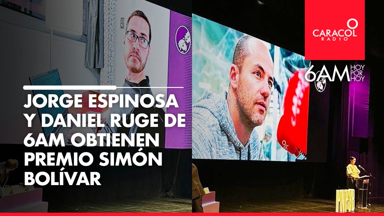 Jorge Espinosa y Daniel Ruge de 6AM Hoy por Hoy de Caracol Radio ...