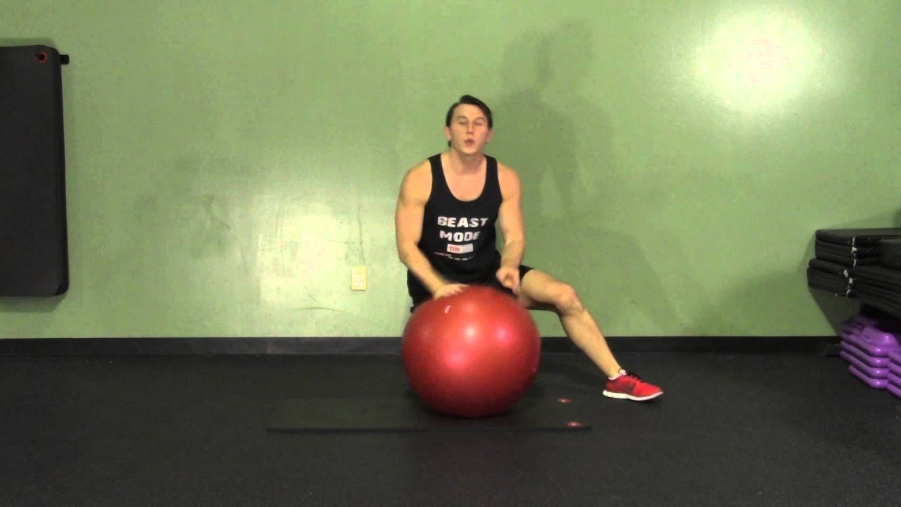 Stability Ball Reverse Hyper - HASfit Low Back Exercises - Lower Back Exercise - YouTube