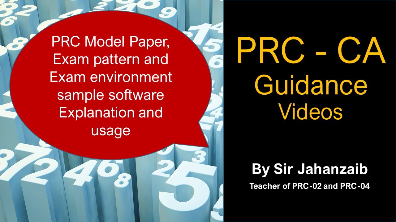 PRC Model Paper Exam pattren and Exam environment sample - YouTube