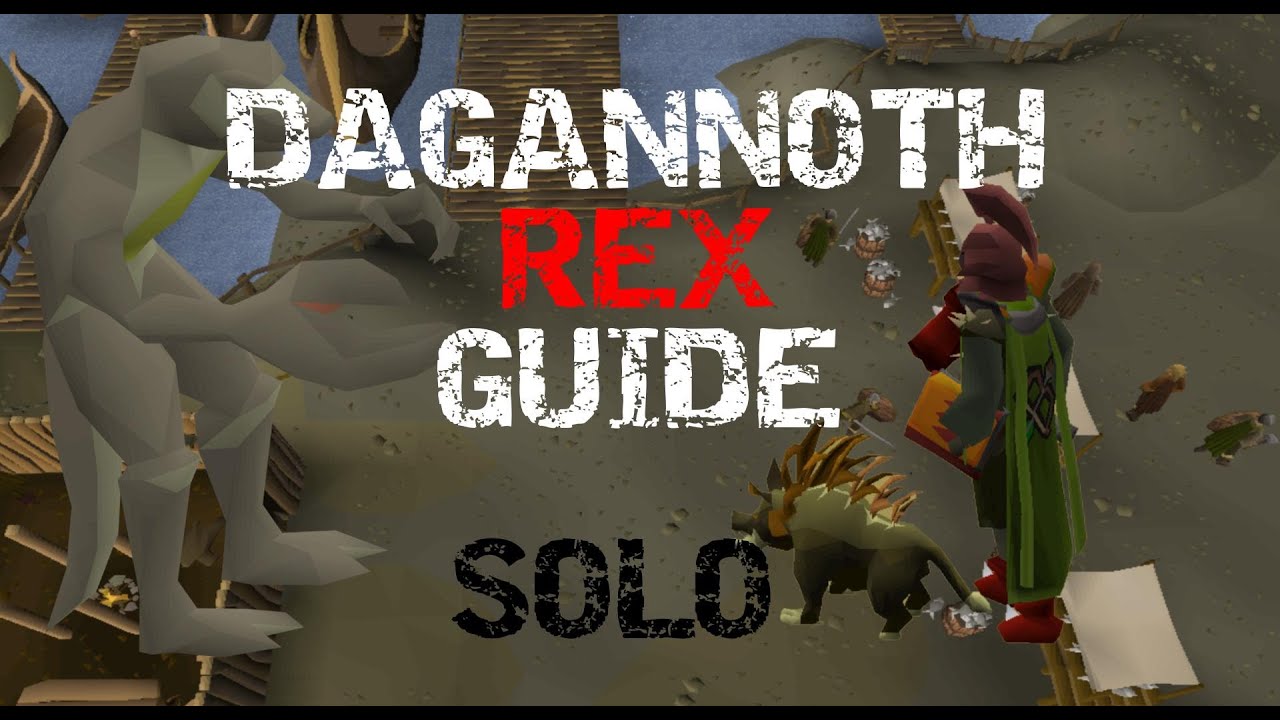 Dagannoth Rex Guide | Solo Low Level and High Level [OSRS] - YouTube