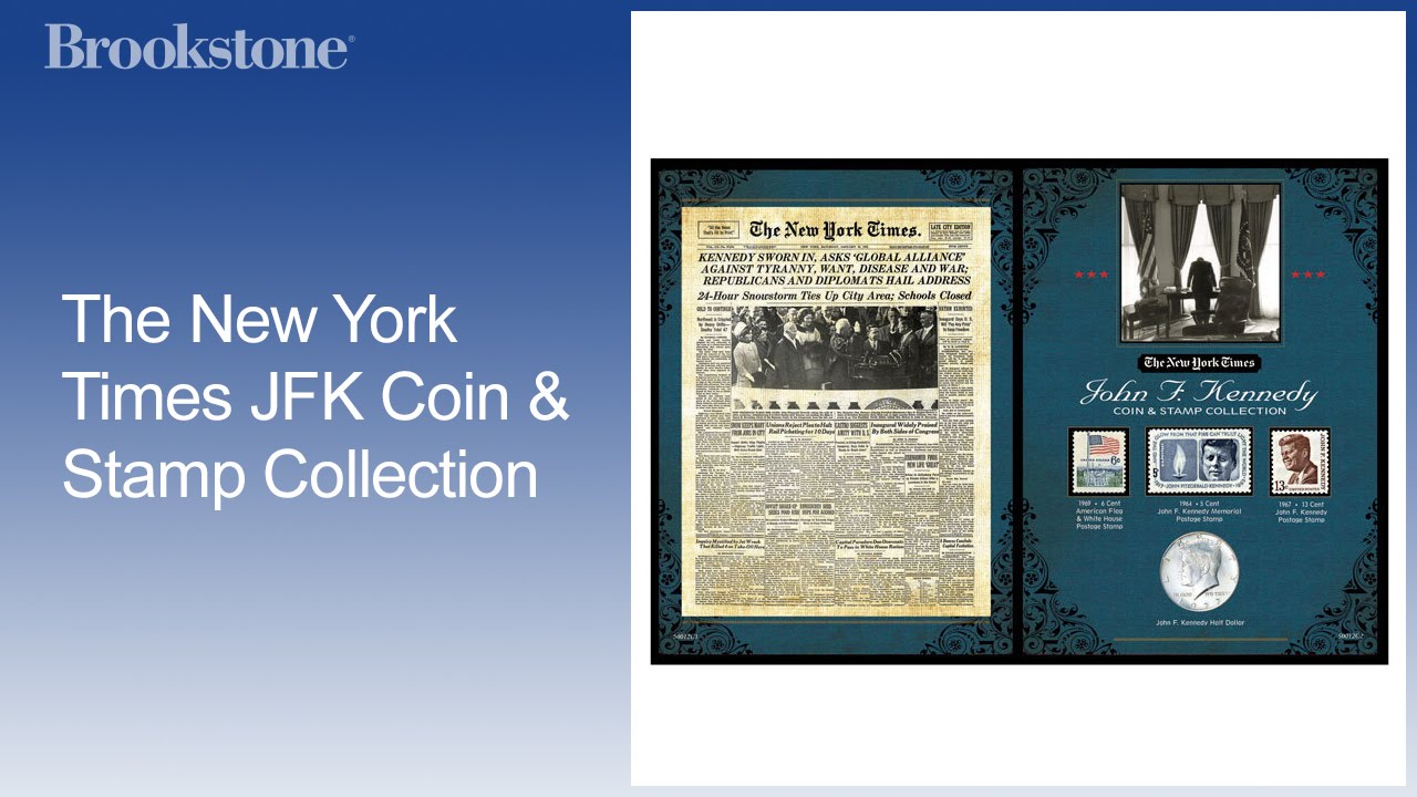 The New York Times JFK Coin & Stamp Collection - YouTube