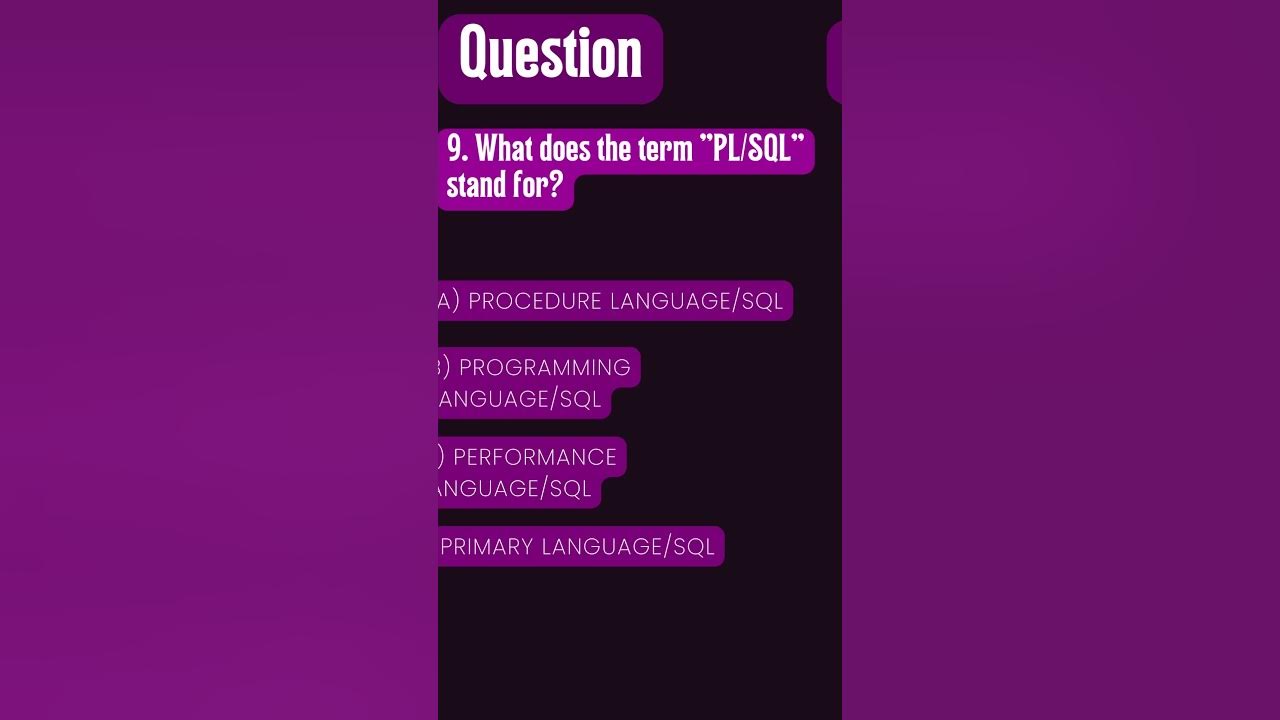 Oracle Dba Quiz 09 Databasemanagementsystem Oracledba Shorts Youtubeshorts Database Youtube
