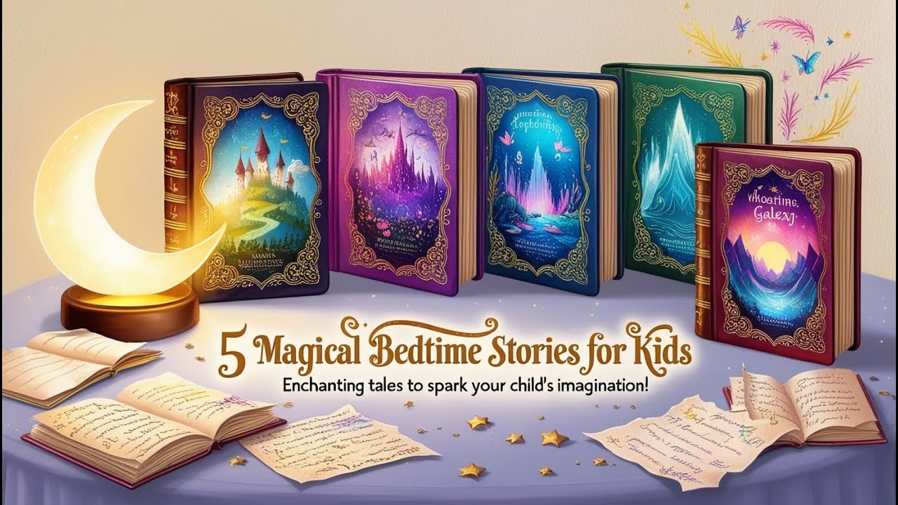 "5 Magical Bedtime Stories for Kids | Adventure & - YouTube